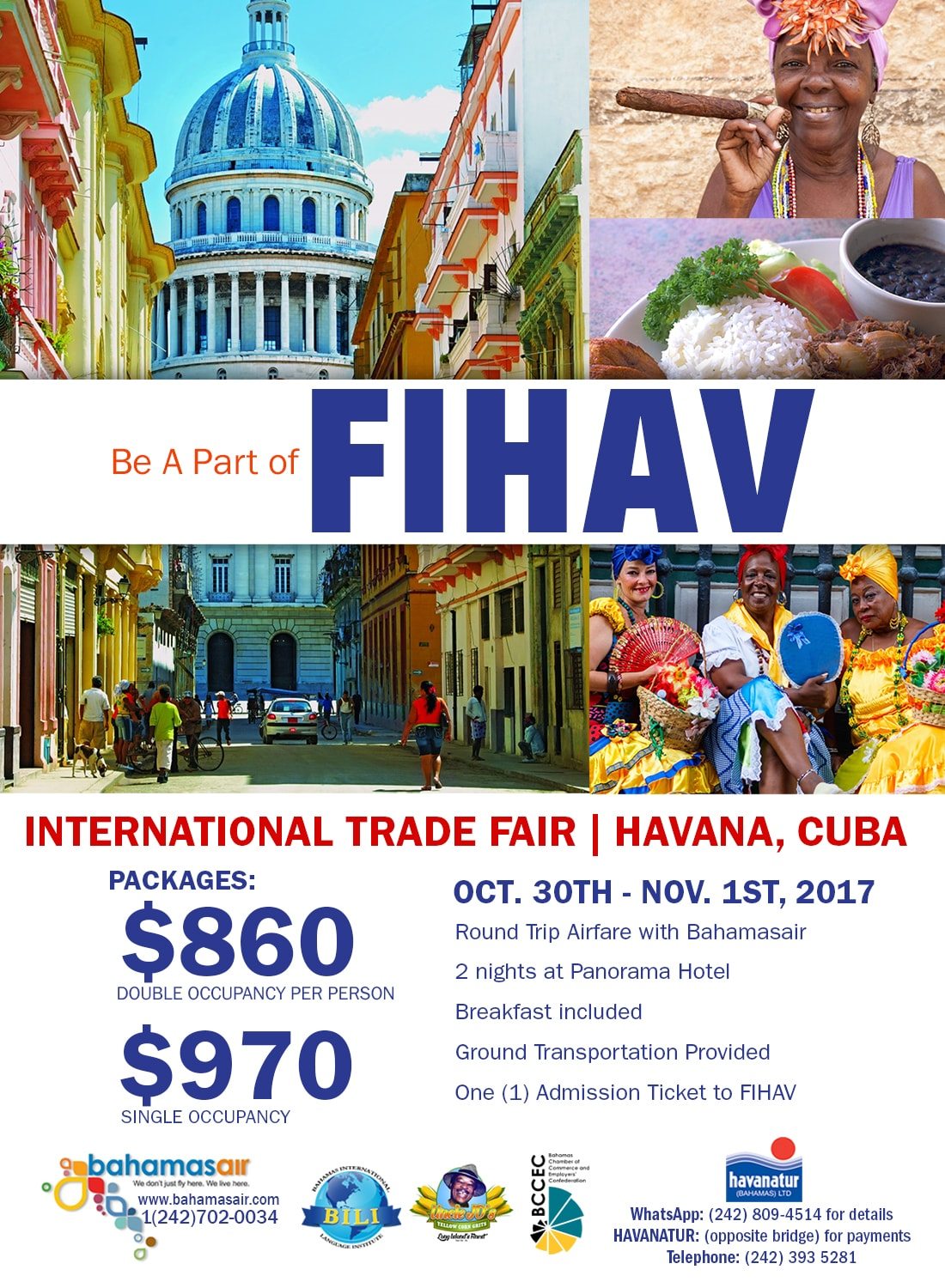 Participate in the Havana International Fair (FIHAV) - Bahamas Trade Info